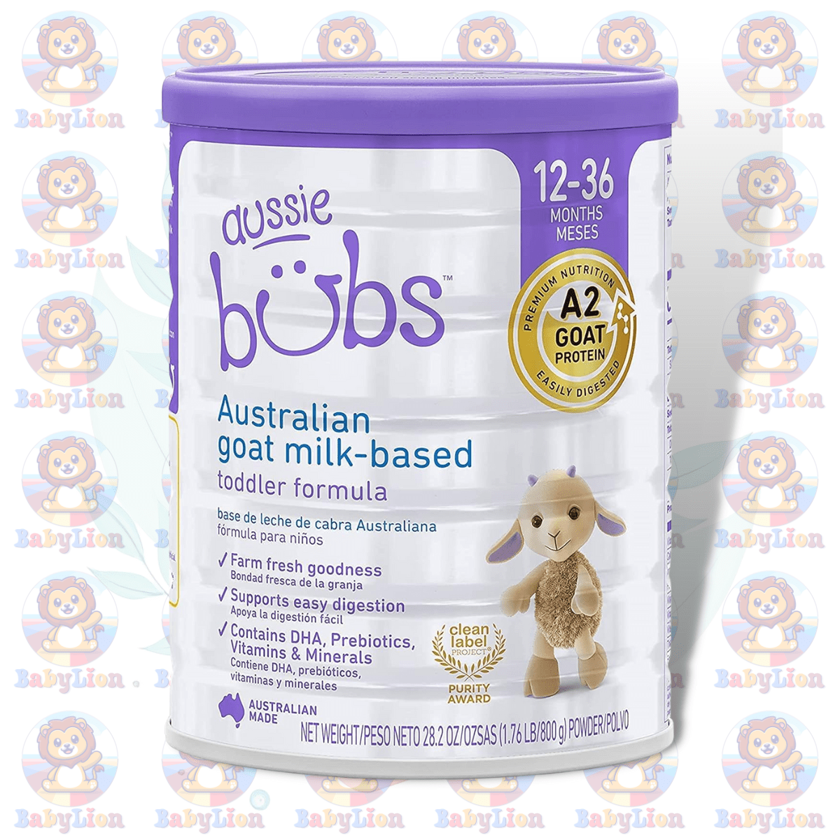 Bubs Goat Milk Easy-Digest Follow On Formula Stage 2 - 800g Can in ...